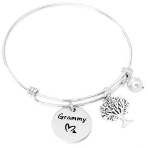 kivosliviz grammys gifts for grandma bracelet for grandmothers women best grammy gifts for grammie grandmother bangle bracelet