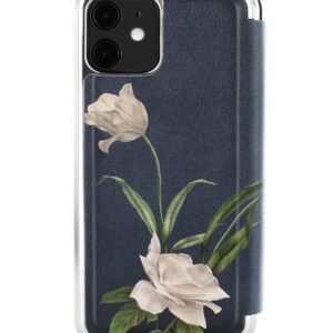 Ted Baker EESMEE Mirror Folio Case for iPhone 11 - Elderflower/Black Silver