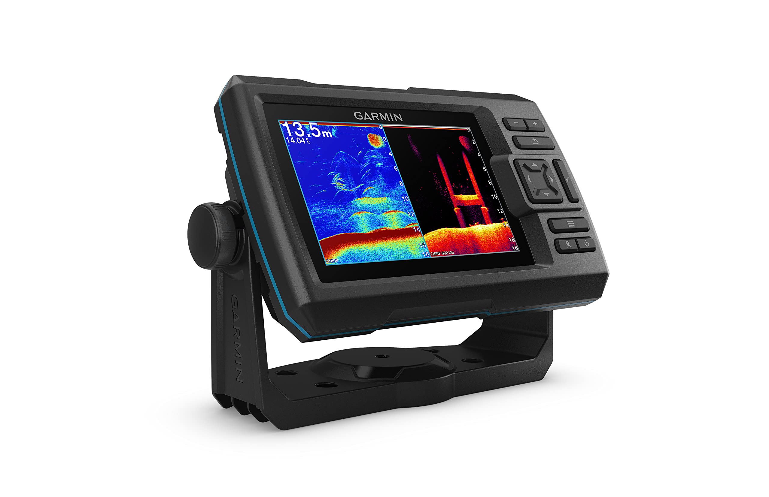 Garmin Striker Vivid 5cv, Easy-to-Use 5-inch Color Fishfinder and Sonar Transducer, Vivid Scanning Sonar Color Palettes (010-02551-00)