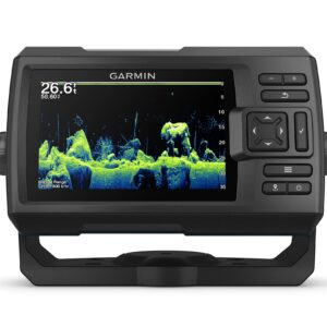 Garmin Striker Vivid 5cv, Easy-to-Use 5-inch Color Fishfinder and Sonar Transducer, Vivid Scanning Sonar Color Palettes (010-02551-00)