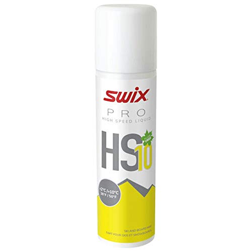 Swix HS10 Yellow Liquid Fluoro-Free Ski Glide Wax - 125ml