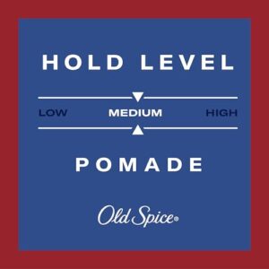 Old Spice Hair Styling Pomade for Men, Medium Hold No Shine 2.22 Fl Oz Each, Twin Pack