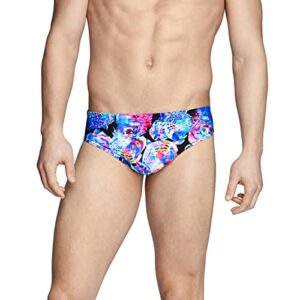 speedo men's swimsuit brief endurance lite turnz printed