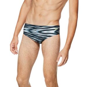 speedo men's swimsuit brief prolt printed team colors