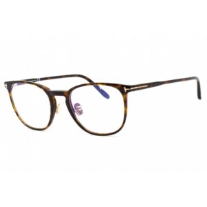 tom ford ft 5700-b blue block dark havana 52/20/145 men eyewear frame