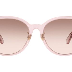 Gucci Women's Pop Web Round Cat Eye Sunglasses, Shiny Transparent/Gradient, Pink, One Size