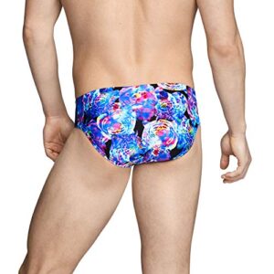 Speedo Men's Swimsuit Brief Endurance Lite Turnz Printed