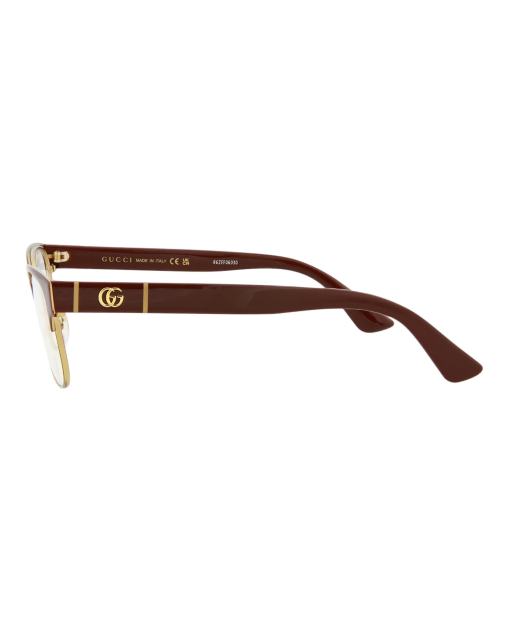 Gucci Square-Frame Metal Optical Frames