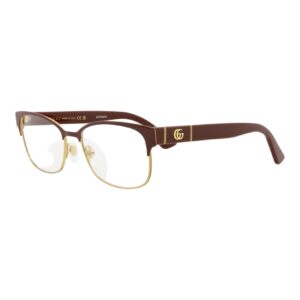 Gucci Square-Frame Metal Optical Frames