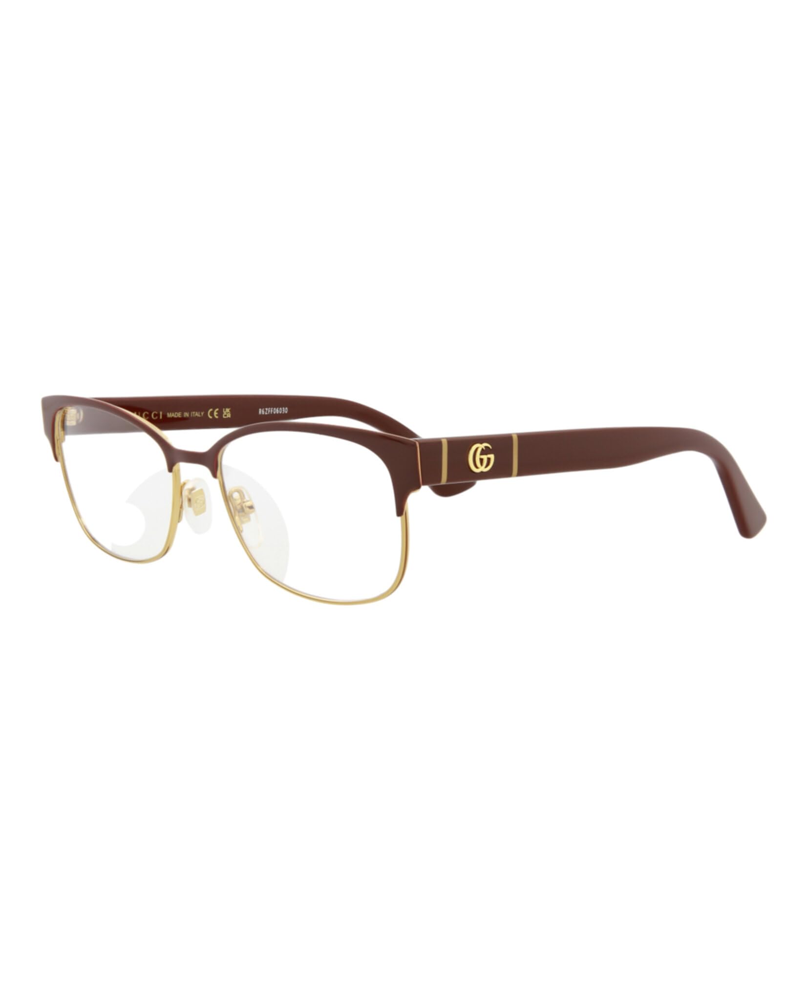 Gucci Square-Frame Metal Optical Frames