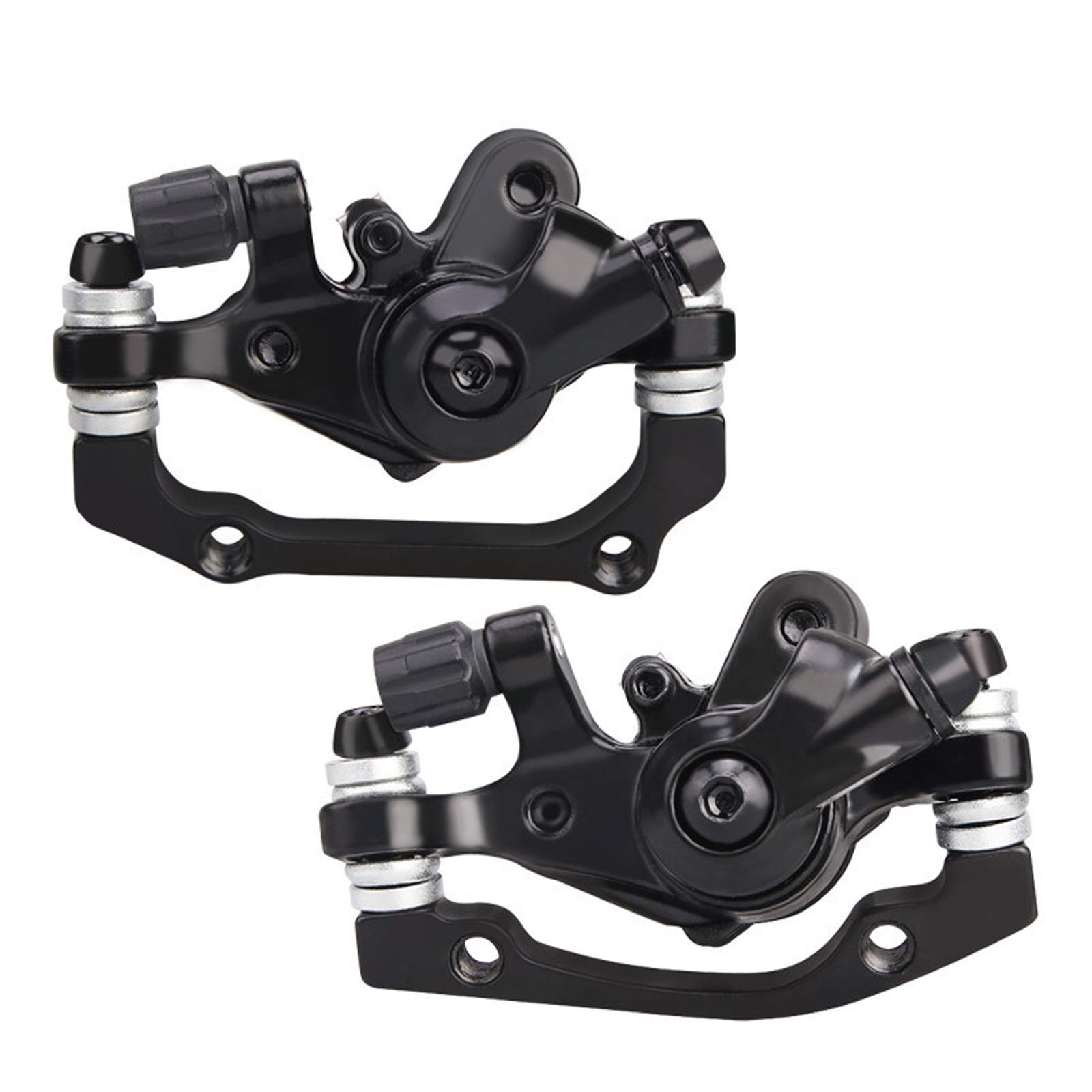 SENQI Aluminum Alloy Bike Disc Brake Mechanical Bicycle Disc Brakes Front and Rear Brakes for Mountain Bikes Road Bikes Folding Bikes (1 Pair)