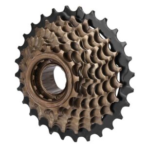 Yosoo Health Gear 8 Speed Freewheel Threaded, 8 Speed Cassette, Bike Freewheel 8 Speed 11-28t, Bike Cassette Screw on Freewheel Mountain Bike Freewheel Set