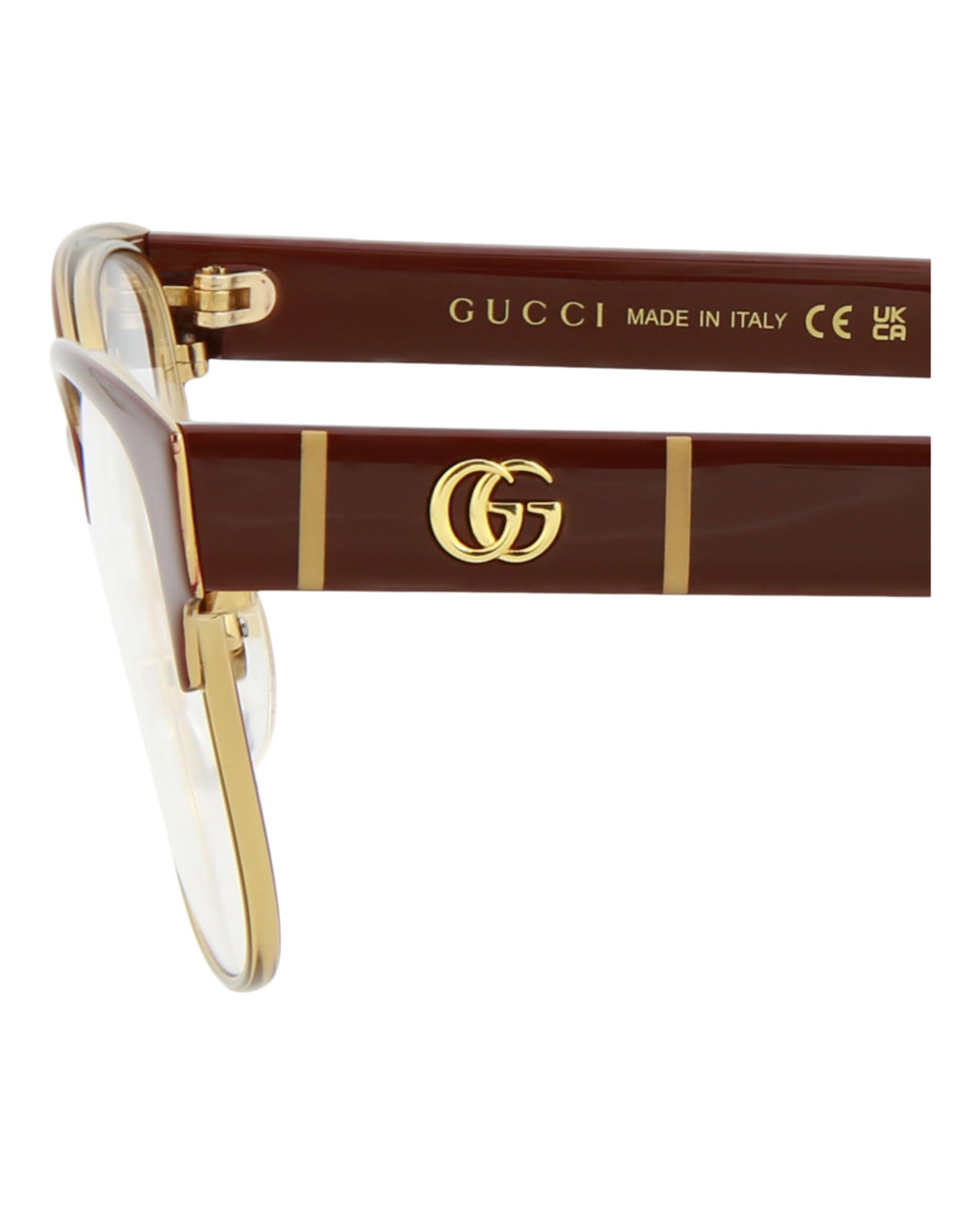 Gucci Square-Frame Metal Optical Frames