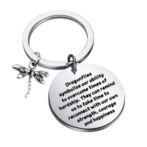 ensianth dragonfly keychain dragonfly lover gift inspiration gift for friend encouragement gift (dragonflies symbolize)