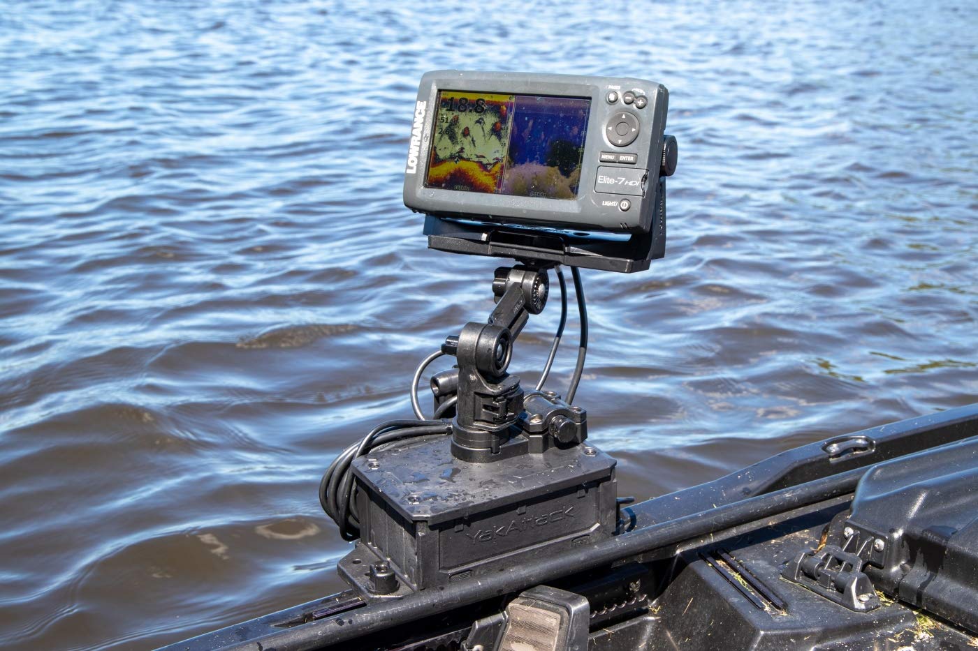 YakAttack CellBlok - Track Mounted Battery Box for Fish Finders (CLB-1002)