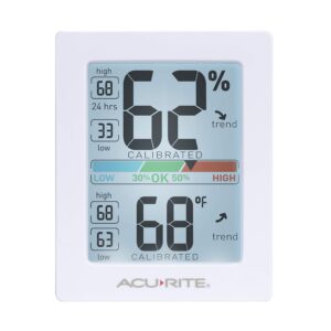 acurite pro humidity meter & thermometer with touch activated backlight