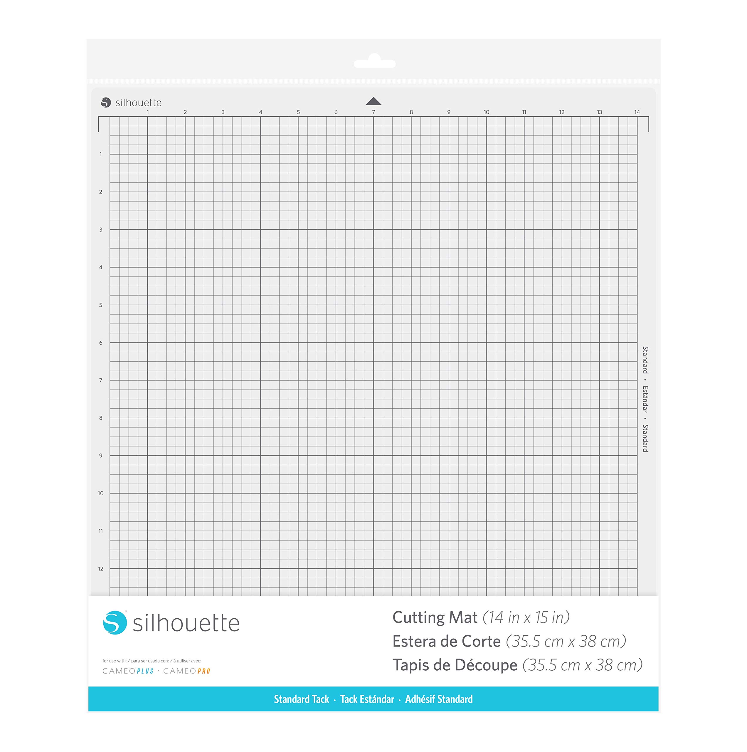 Silhouette Cameo 4 Plus Cutting Mat Standard Tack 3 Pack with Silhouette 101 Guide and Bonus Designs