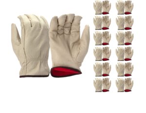 pyramex gl4003k series pigskin insulated driver glove 12 pack