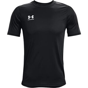 under armour men's challenger training top, black (001)/white, medium