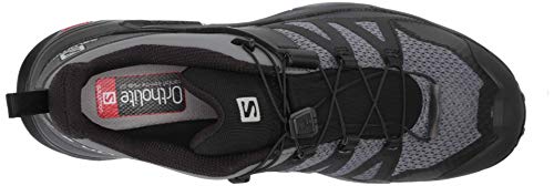 Salomon X Ultra 4 Hiking Shoes for Men, Quiet Shade/Black/Quiet Shade, 11