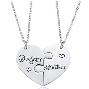 ijuqi mother daughter necklace gifts - 2pcs mom necklace from daughter, mom gifts daughter gifts for christmas mother's day