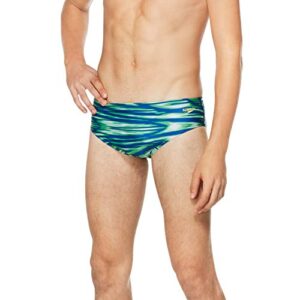 speedo men's swimsuit brief prolt printed team colors