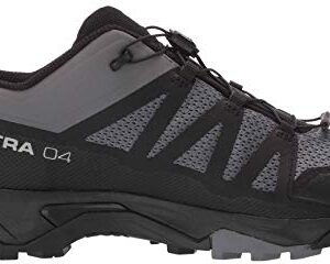 Salomon X Ultra 4 Hiking Shoes for Men, Quiet Shade/Black/Quiet Shade, 11