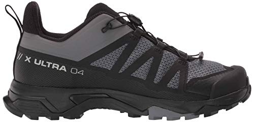 Salomon X Ultra 4 Hiking Shoes for Men, Quiet Shade/Black/Quiet Shade, 11