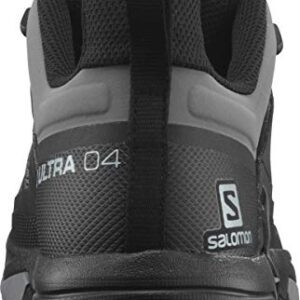 Salomon X Ultra 4 Hiking Shoes for Men, Quiet Shade/Black/Quiet Shade, 11