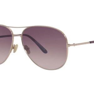 Tom Ford CLARK FT 0823 Shiny Rose Gold/Burgundy 61/14/140 unisex Sunglasses