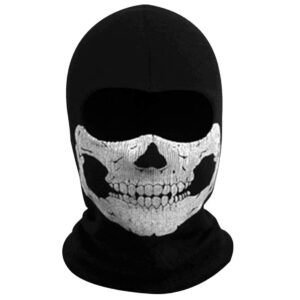 creepy skull balaclava tactical hood mask ghost skeleton anti-uv bandana scarf motorcycle cycling