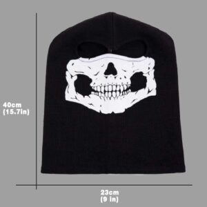 Creepy Skull Balaclava Tactical Hood Mask Ghost Skeleton Anti-UV Bandana Scarf Motorcycle Cycling