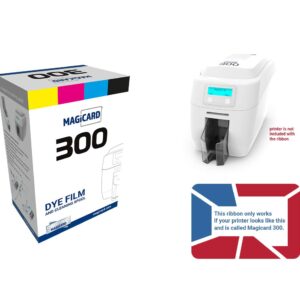 Bodno 2 x Magicard 300 Printer MC300YMCKO/2 Color Ribbon - YMCKO - 300 Prints Software Demo Card