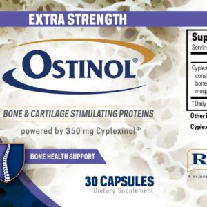 Ostinol Standard 350mg - Bone & Joint Supplement | Stem Cell Activation Certified | Bio Active Protein Complex for Moderate Bone Loss & Moderate Joint Disfunction - 30 Capsules