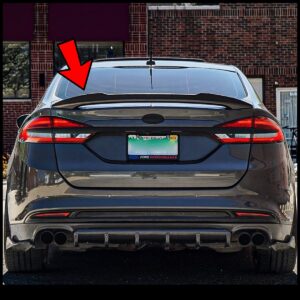 spoiler king trunk spoiler (284fc) compatible with ford fusion 2013-on