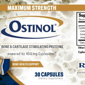 Ostinol Standard 450mg - Bone & Joint Supplement | Stem Cell Activation Certified | Bio Active Protein Complex for Moderate Bone Loss & Moderate Joint Disfunction - 30 Capsules