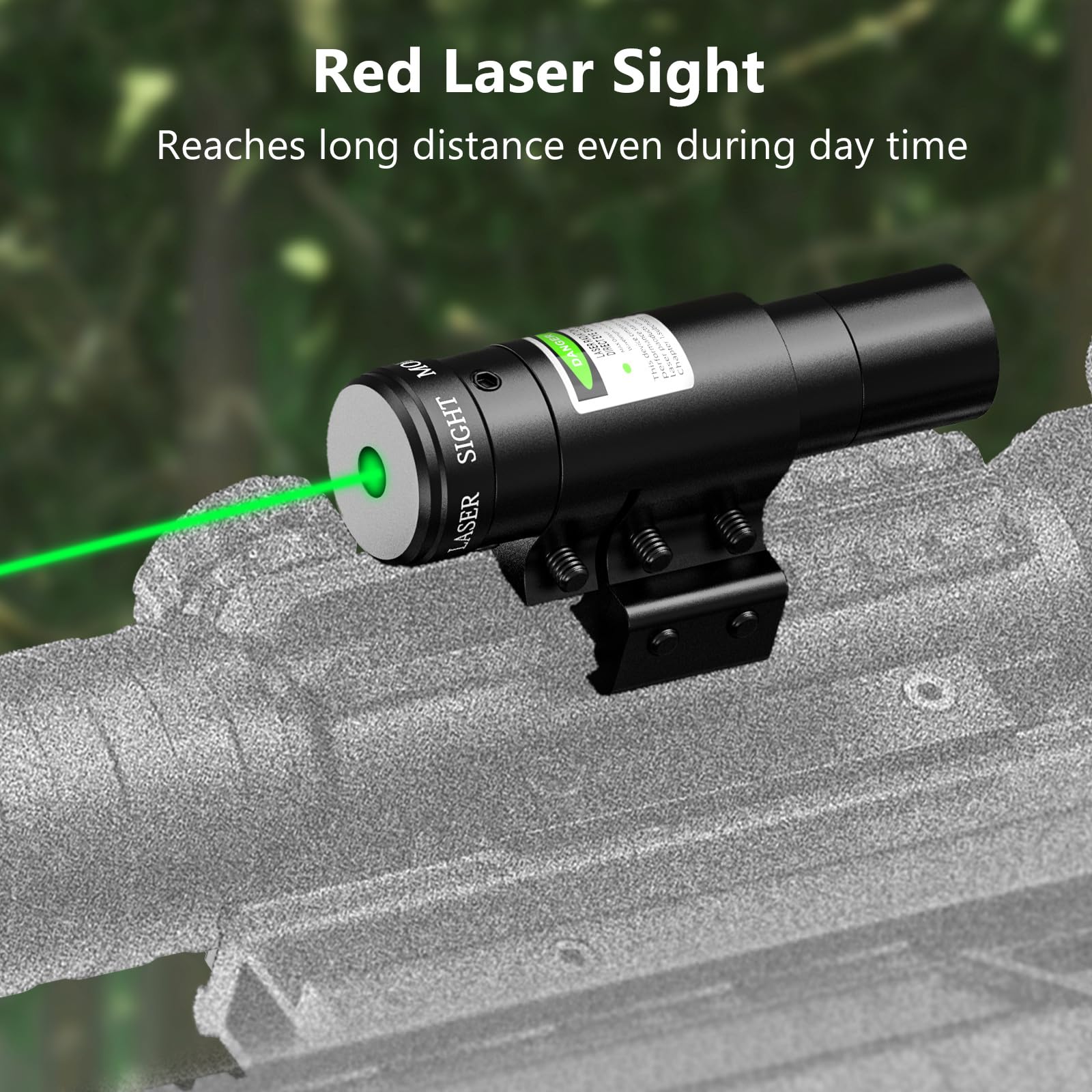 MidTen 3-9x32 4-in-1 Scope Combo with Dual Illuminated Scope Optics & 4 Holographic Reticle Red/Green Dot Sight & IIIA/2MW Laser Sight Rangefinder Illuminated Reflex Sight & 20mm Mount