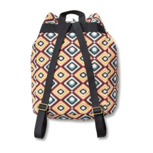 KAVU Eco Rucksack Organic Lightweight Cotton Backpack-Rough Diamond