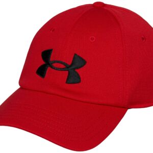 Under Armour Men's Blitzing Adjustable Hat, Red (601)/Black, One Size Fits Most