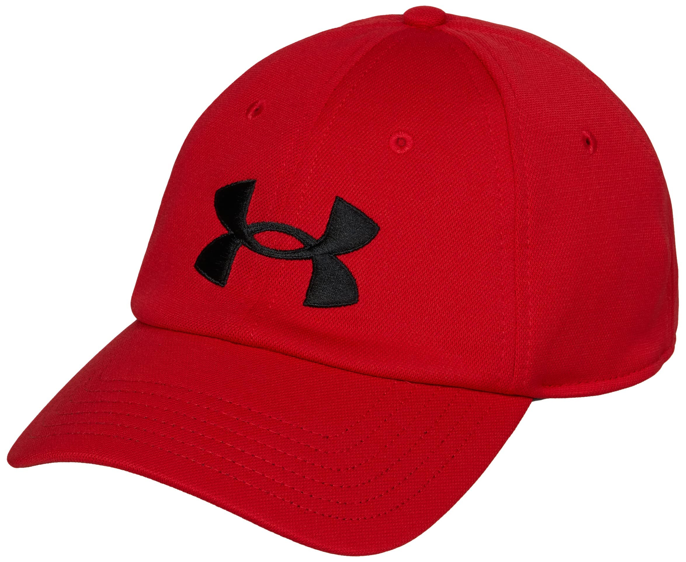 Under Armour Men's Blitzing Adjustable Hat, Red (601)/Black, One Size Fits Most