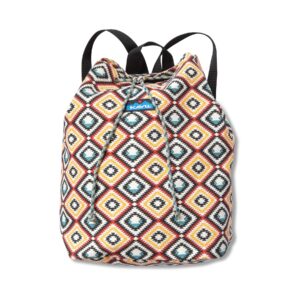 kavu eco rucksack organic lightweight cotton backpack-rough diamond