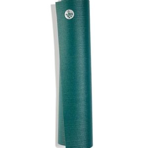 Manduka PRO Lite Yoga Mat - Lightweight For Women and Men, Non Slip, Cushion for Joint Support and Stability, 4.7mm Thick, 71 Inch (180cm), Deep Sea Green, 71" x 24"