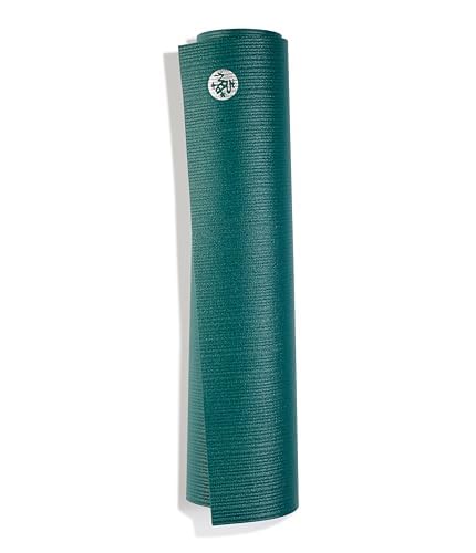 Manduka PRO Lite Yoga Mat - Lightweight For Women and Men, Non Slip, Cushion for Joint Support and Stability, 4.7mm Thick, 71 Inch (180cm), Deep Sea Green, 71" x 24"