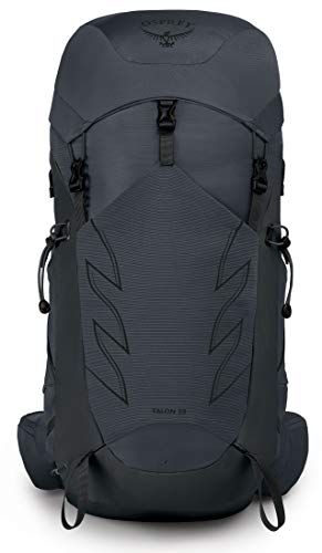 Osprey Talon 33L Men's Hiking Backpack with Hipbelt, Eclipse Grey, L/XL