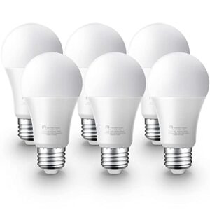 mastery mart a19 [100-watt] led light bulbs, e26 base, 5000k bright daylight white, 1500 lumens, cri 80+, non-dimmable, energy star, ul listed, 14w [100w equivalent]- (6 pack)