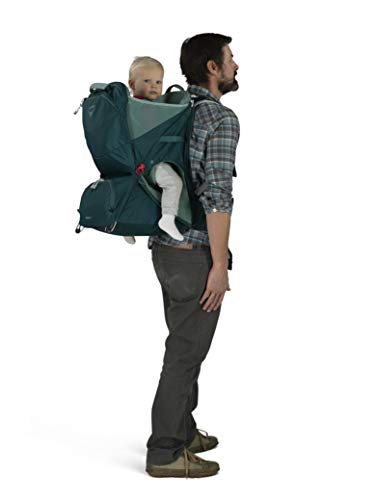 Osprey Poco LT Lightweight Child Carrier and Backpack for Travel, Deep Teal