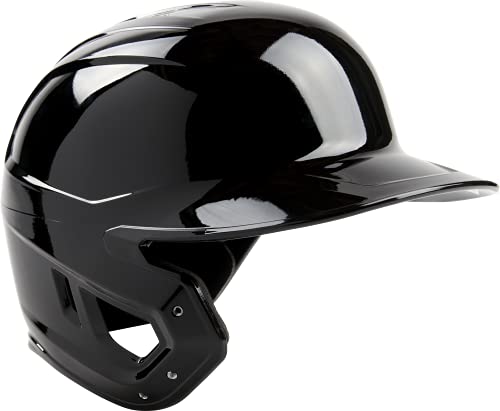 Rawlings | MACH Single Ear Batting Helmet | Right Hand Batter | Large | Black