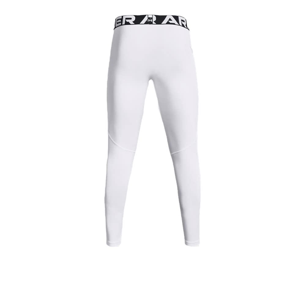 Under Armour Men's ColdGear Armour Leggings , White (100)/Black, Small