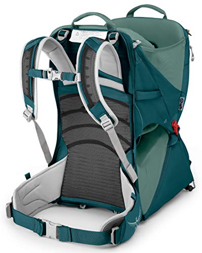 Osprey Poco LT Lightweight Child Carrier and Backpack for Travel, Deep Teal