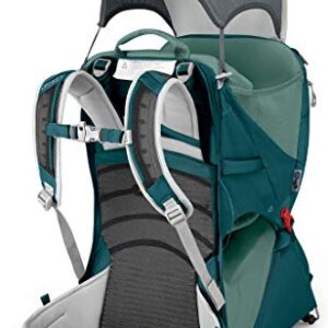 Osprey Poco LT Lightweight Child Carrier and Backpack for Travel, Deep Teal